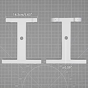 Stand Legs for Cricut Explore Air 2, Space Saving Shelf for Cricut Machine, Suitable for Cricut Organization and Storage, with Roll Holder Hole and Hooks for Cricut Tools (1 Pair, Not for Cricut Maker 1 or 3)