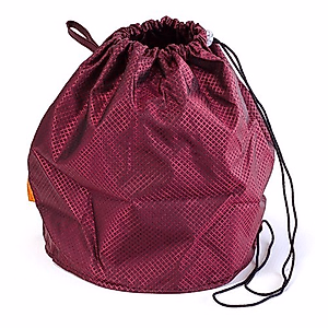 Ruby Red Jewel Large GoKnit Pouch Project Bag w/ Loop & Drawstring