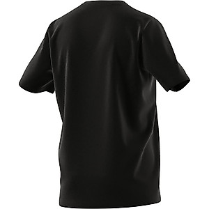 adidas mens CRTN Logo Tee Black Small
