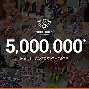 modelones Gel Nail Polish Kit -6 Colors Nude Pink Gel Polish Set Skin Tones Neutral Brown Soak Off Gel Nail Kit Manicure DIY Nail Art Salon Home Gift