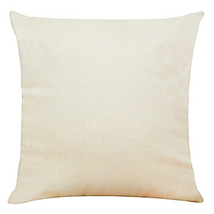 DIOB Highland Cow Decoration Throw Pillow Cover，18 X 18 Inch Cow Linen Cushion Farmhouse Home Decoration Throw Pillows for Home Couch Sofa Bedroom Office Car (18 * 18 Inch)