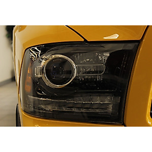 Mopar Pair Of Dodge Ram 1500 2500 3500 Black Projector Headlights OEM