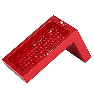 YWBL-WH TS-2 Woodworking Cross Calibration Ruler, British System T Type Scribing Marking Gauge Linear Measurement Tool