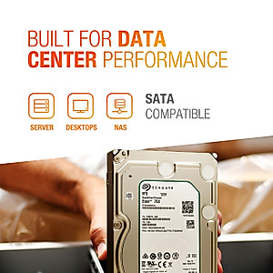 Seagate Exos 7E8 8TB 7200 RPM Nearline SAS 3.5-Inch Enterprise Hard Drive (ST8000NM0075) (Renewed)