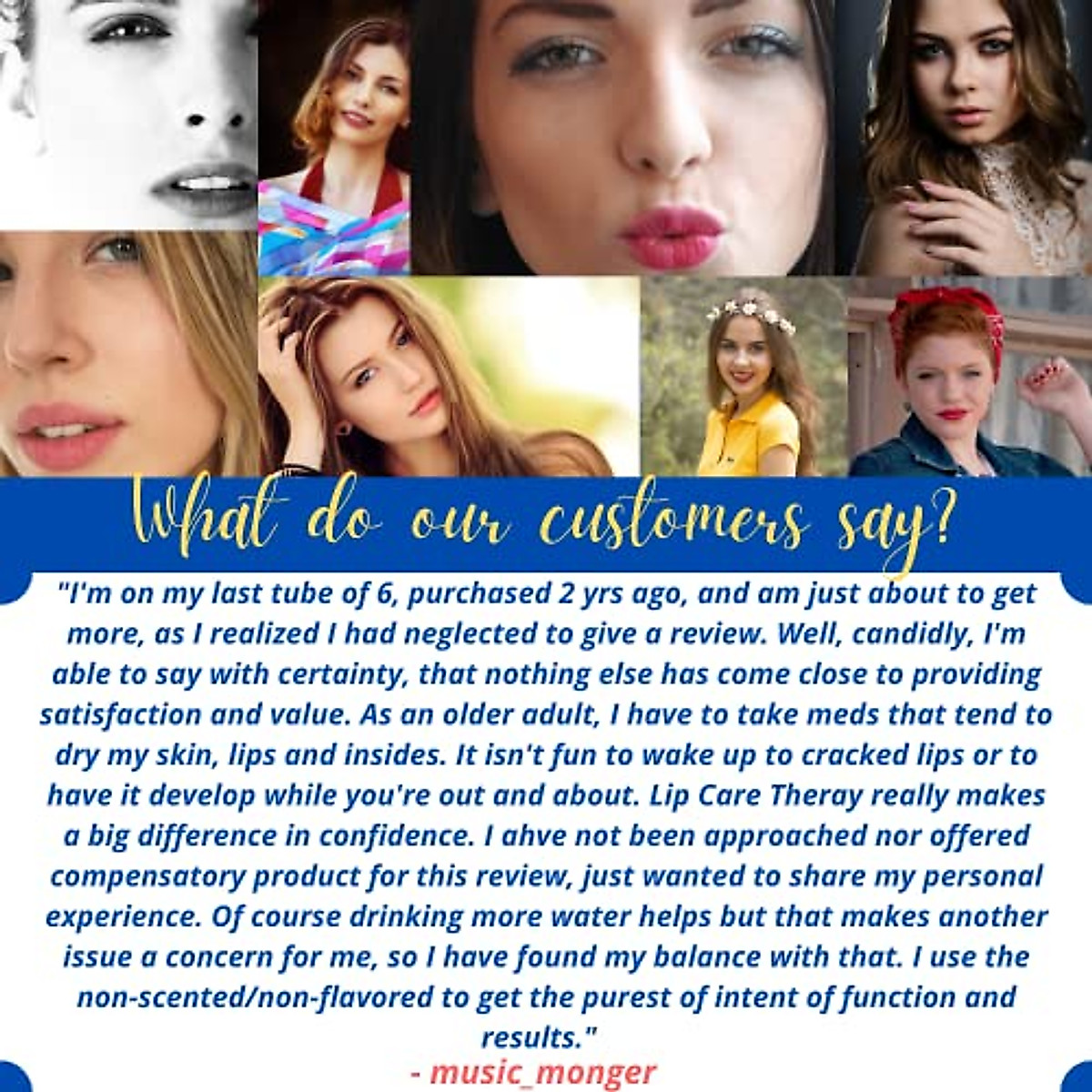 Unflavored Lip Balm for Dry Cracked Lips - Organic Beeswax Lip Moisturizer - Lip Repair For Severely Chapped Lips - Hydrating Moisturizing Lip Care Products - 6 Pack Bulk Set for Kids, Women, Men