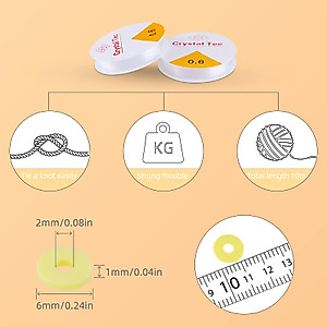 SJZWSD 6-Box Friendship Bracelet Making Kit - 16,000pcs Clay Beads, Seed Beads & Glass Beads Collection, Letter Beads, Charms