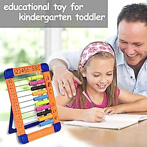 MICKYU Abacus for Kids Math- Classic Preschool Counting Learning Toys with 100 Beads