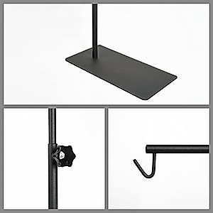 BETAZOOER Reptile Lamp Stand Adjustable 15-31 Inch Floor Light Holder Lamp Hanging Bracket Metal Support for Reptile Glass Terrarium Heating Light