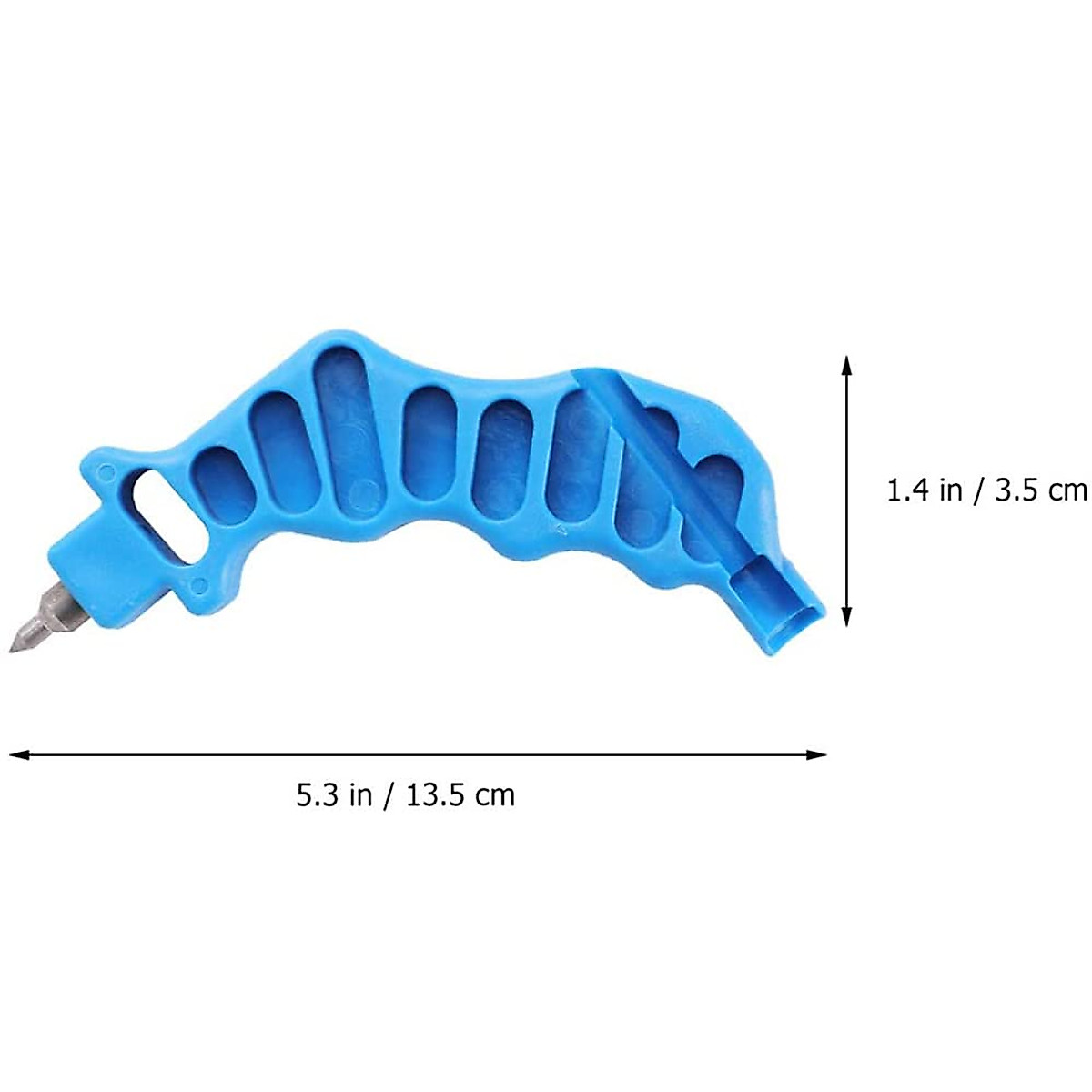UCLEVER 2-in-One Drip Irrigation Tubing Hole Punch & Fitting Insertion Easier Tool for 1/4" Inch Fitting & Emitter Insertion