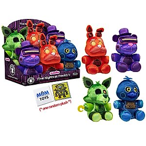 Funko Plushies Five Nights at Freddy's Special Delivery AR Collectible Plush (One Random) Neon Black Light Plushies and 2 My Outlet Mall Stickers