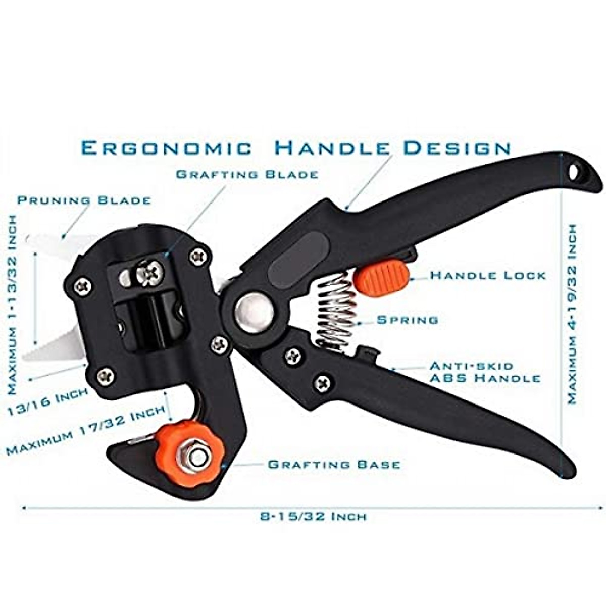 Professional Pruning Shears Garden Pruner Cutting Tools Kit Household Garden Grafting Bonsai Tool Set Fruit Tree Bonsai