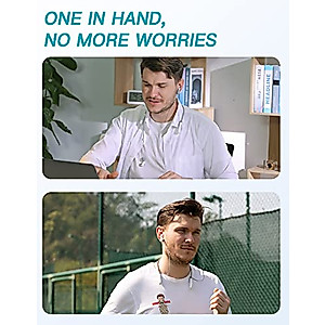 AirPods Strap with Smart Portable Power Supply for AirPods Pro 1, Airpods 1/2/3, Anti-Lost Neck Rope with Charger Power Bank (Not for AirPods Pro 2)