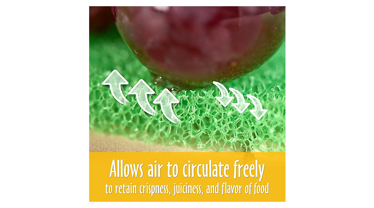Fruit & Veggie Extender Foam Shelf Mats | Keep Produce Fresh Longer