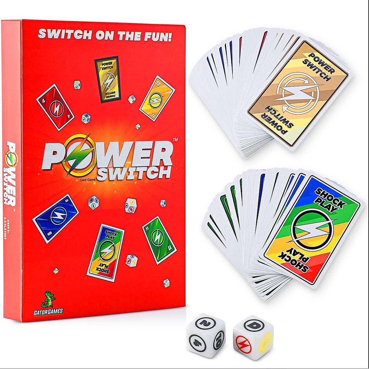 Power Switch Card Game - Quick Strategy Fun for Kids and Adults (Ages 8+)