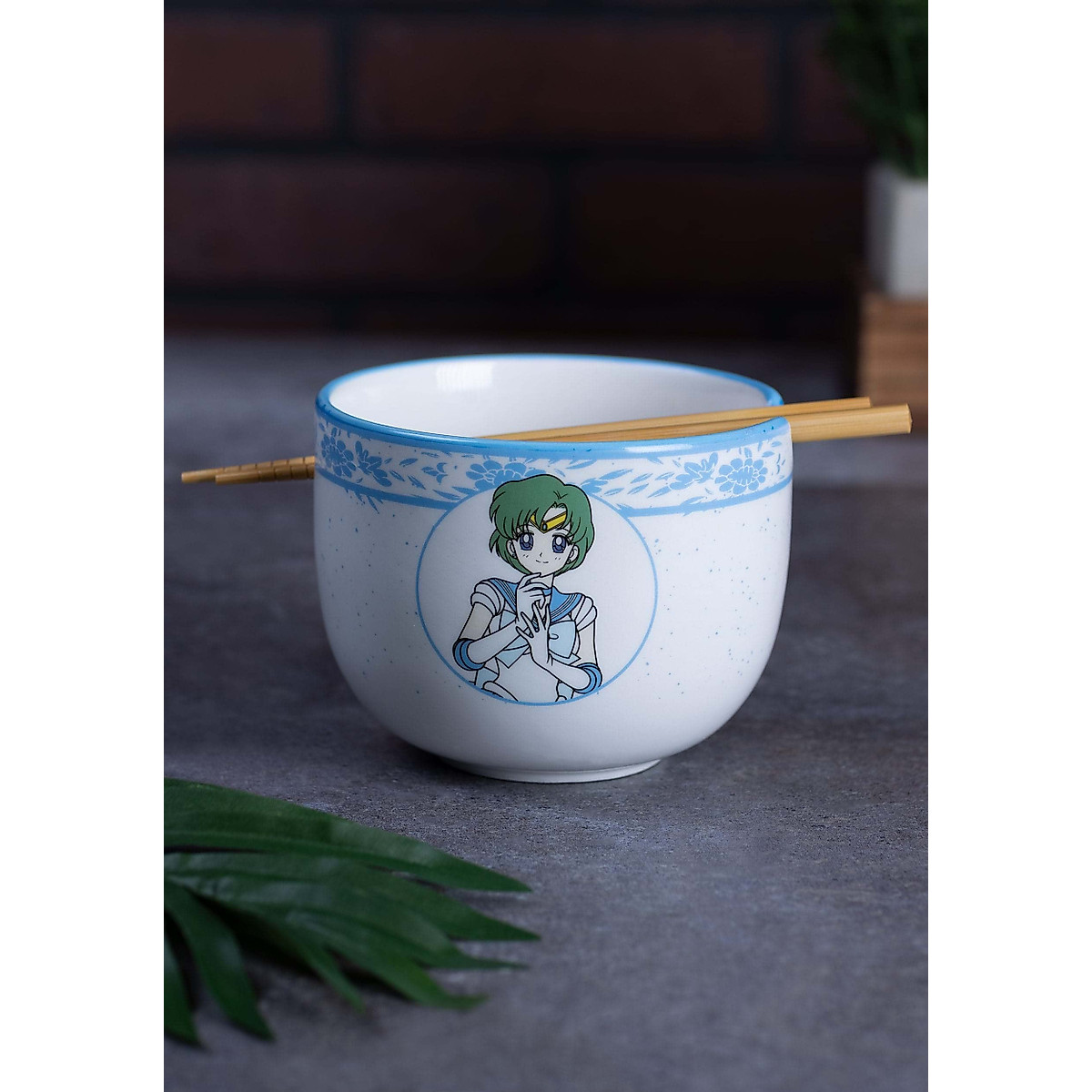 Sailor Mercury Noodle Bowl with Chopsticks Standard