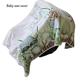 Woodland Friends Double Sided Baby Milestone Monthly Blanket, Forest Photo Prop Boy & Girl, Large Soft 310 GSM Fleece Blanket for Animal Nursery and Baby Registry/Shower