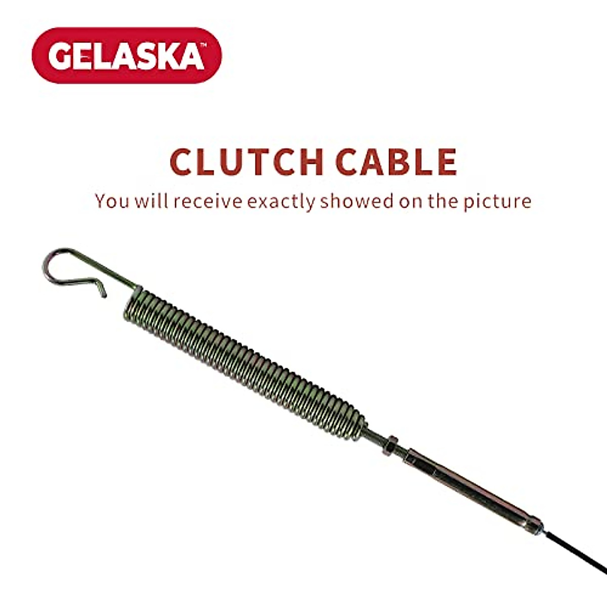 GELASKA 2 Pack 06900438 Control Cable Replaces Ariens 06900438 for Ariens Compact 22, Compact 24, SNO-Tek 24, SNO-Tek 28, SNO-Tek 24, Compact 24, AMP 24 Snowblowers