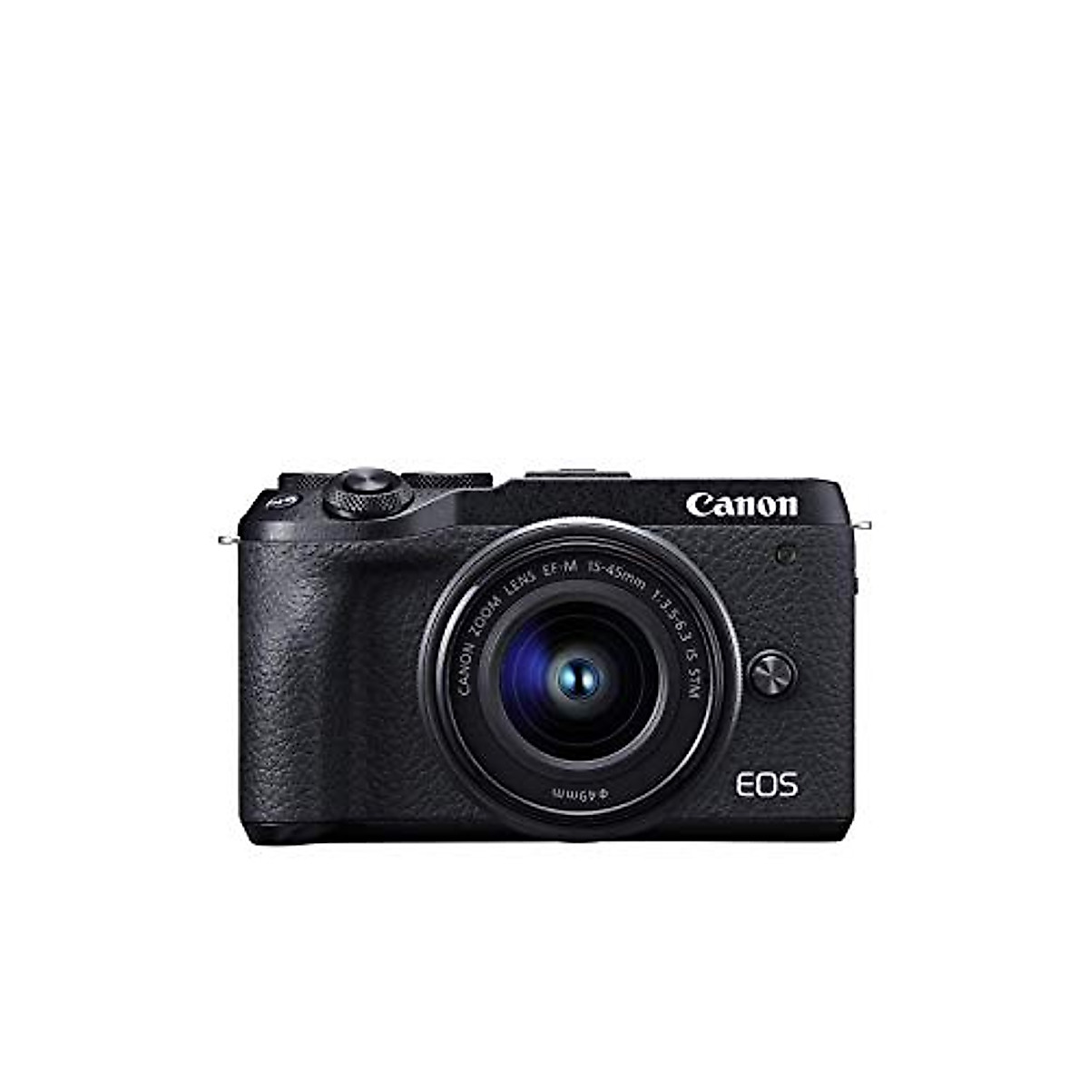 Canon EOS M6 Mark II (Black)+Ef-M 15-45mm F/3.5-6.3 is STM + Evf Kit (Renewed)