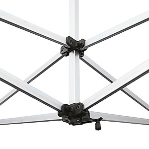 Vispronet 5x5 Canopy Tent Frame – 27lb Aluminum Frame with Height Adjustable Hexagonal Legs – Max Clearance Height of 7ft – Perfect for Pop Up Canopy, Beach Canopy, Camping Canopy – Frame Only