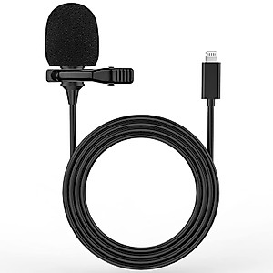 ALTSON Professional Lavalier Microphone for iPhone/Video Conference/Podcast/Voice Dictation/YouTube Grade Omnidirectional Phone Audio Video Recording Condenser Microphone (9.98ft)