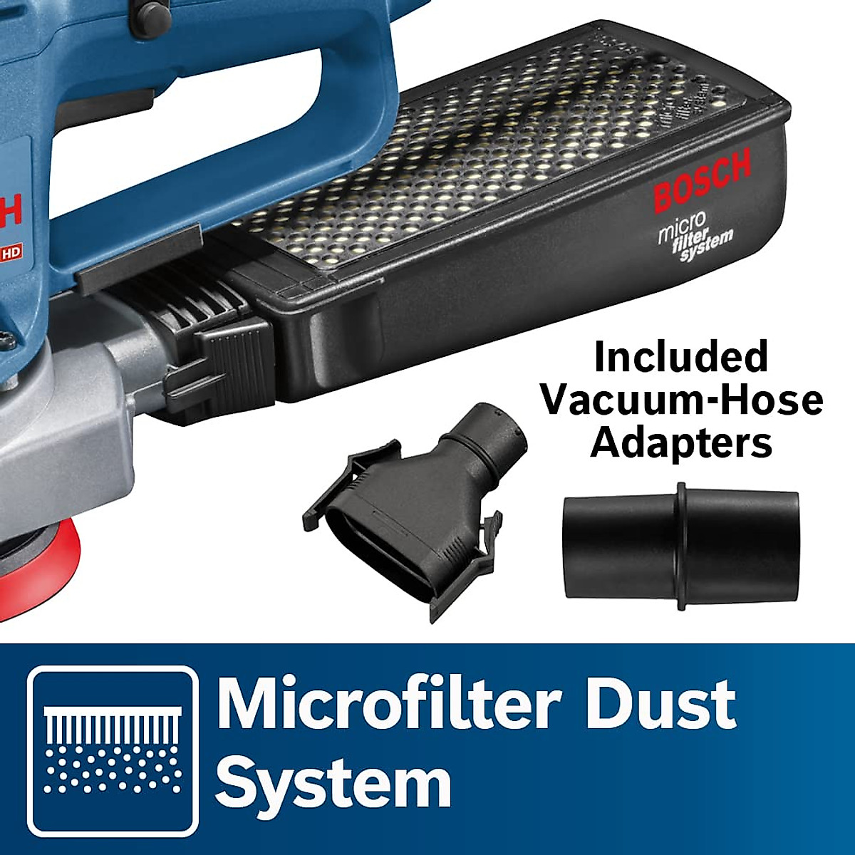 BOSCH GEX33-5N 5 In. Multi-Hole Random Orbit Sander/Polisher