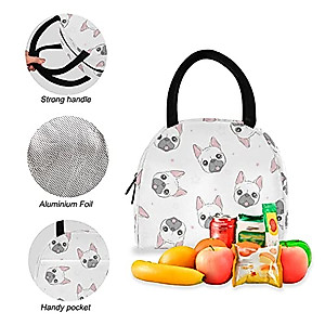 Kigai Dog Backpack for Boys Girls School Travel Back Pack Lightweight Durable Bookbag with Lunch Bag