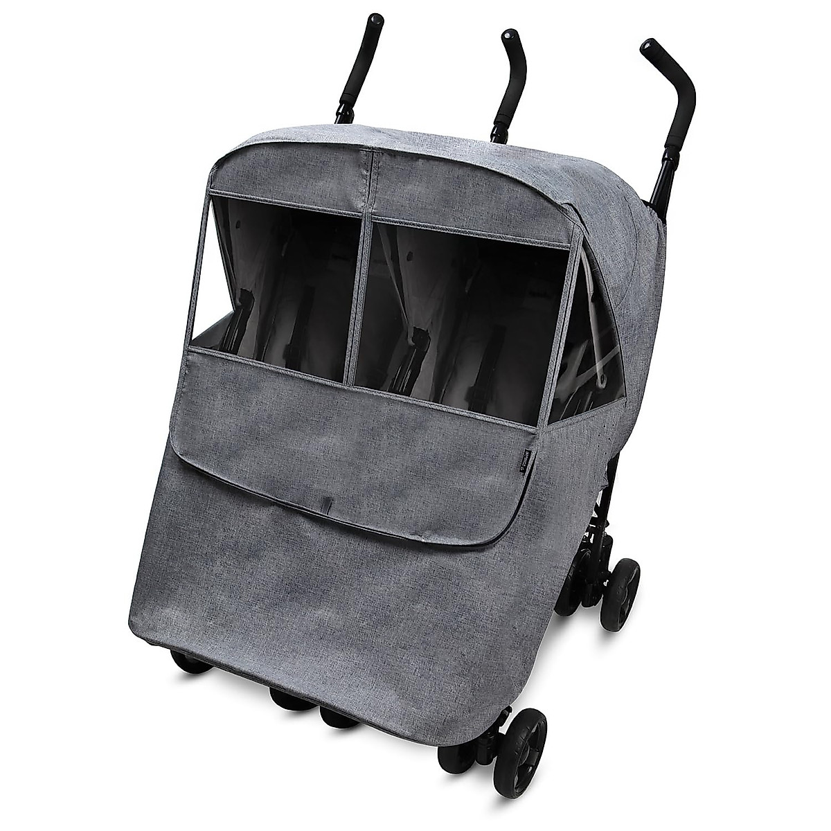 Manito Elegance Alpha Twin Stroller Weather Shield/Rain Cover (Navy)
