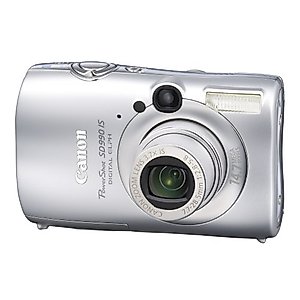 Canon Powershot SD990IS 14.7MP Digital Camera with 3.7x Optical Image Stabilized Zoom (Silver)
