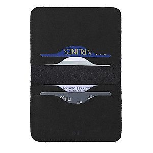 Giorgio Ferretti Genuine leather Bag for cards and documents black