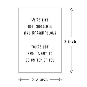 Sexy Anniversary Card, Funny Valentine's Day Card, Naughty Birthday Card, You're Hot and I Want to.