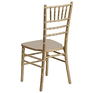 BizChair Gold Wood Chiavari Chair