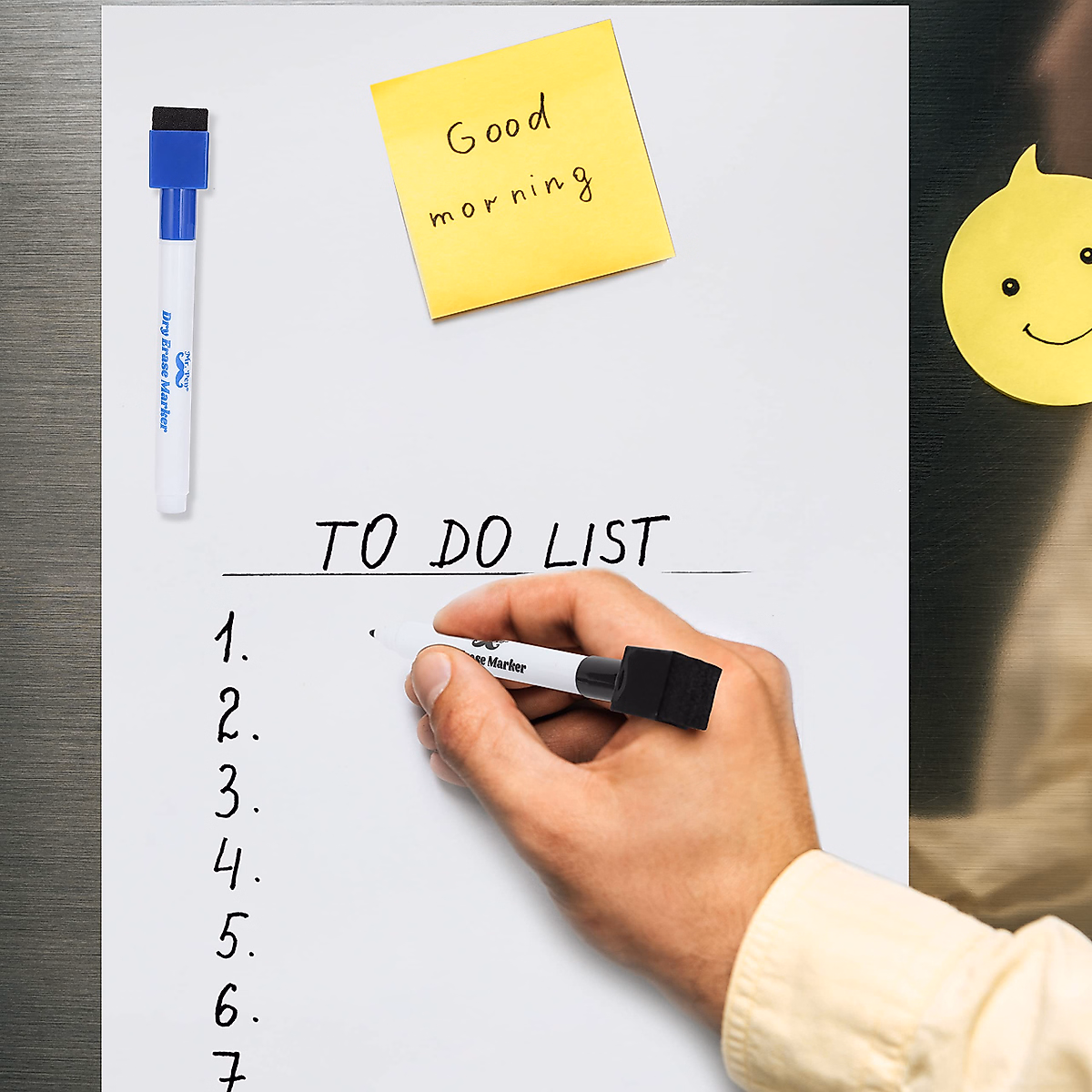 Mr. Pen- Magnetic Dry Erase Whiteboard Sheet, 17" x 11.25", Magnetic Dry Erase Board Sheet with a Set of 4 Markers, Magnetic Dry Erase Board for Fridge, Dry Erase Board Magnetic, Magnetic Whiteboard