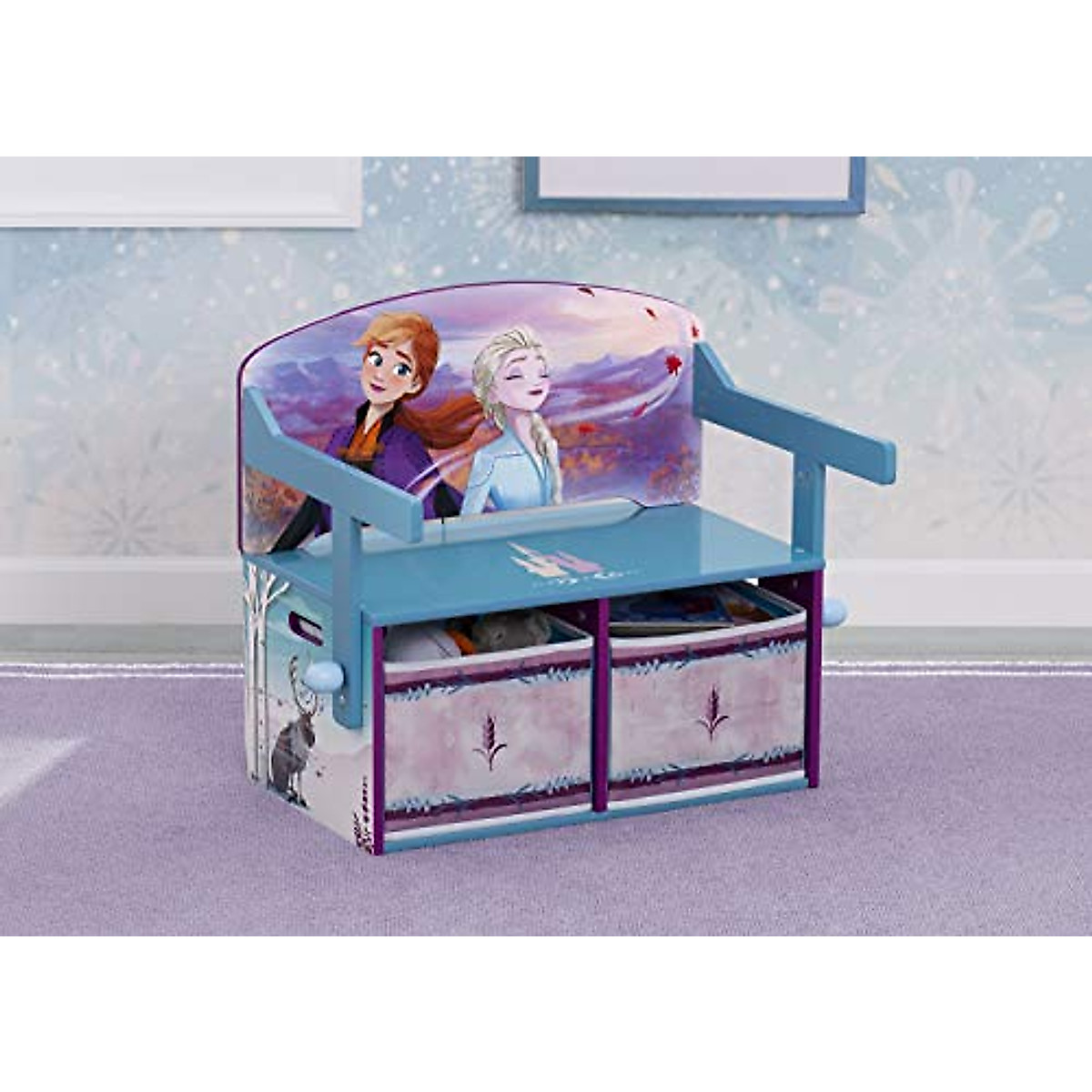 Delta Children Kids Convertible Activity Bench - Greenguard Gold Certified, Frozen II