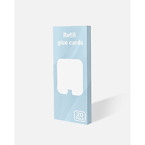 20 Pcs Refill Glue Cards Compatible with Safer Home SH502 Indoor Fly Trap and Dynatrap DT3005W Plug-in Bug Light for Flies, Fruit Flies, Moths, Gnats, and Other Flying Insects