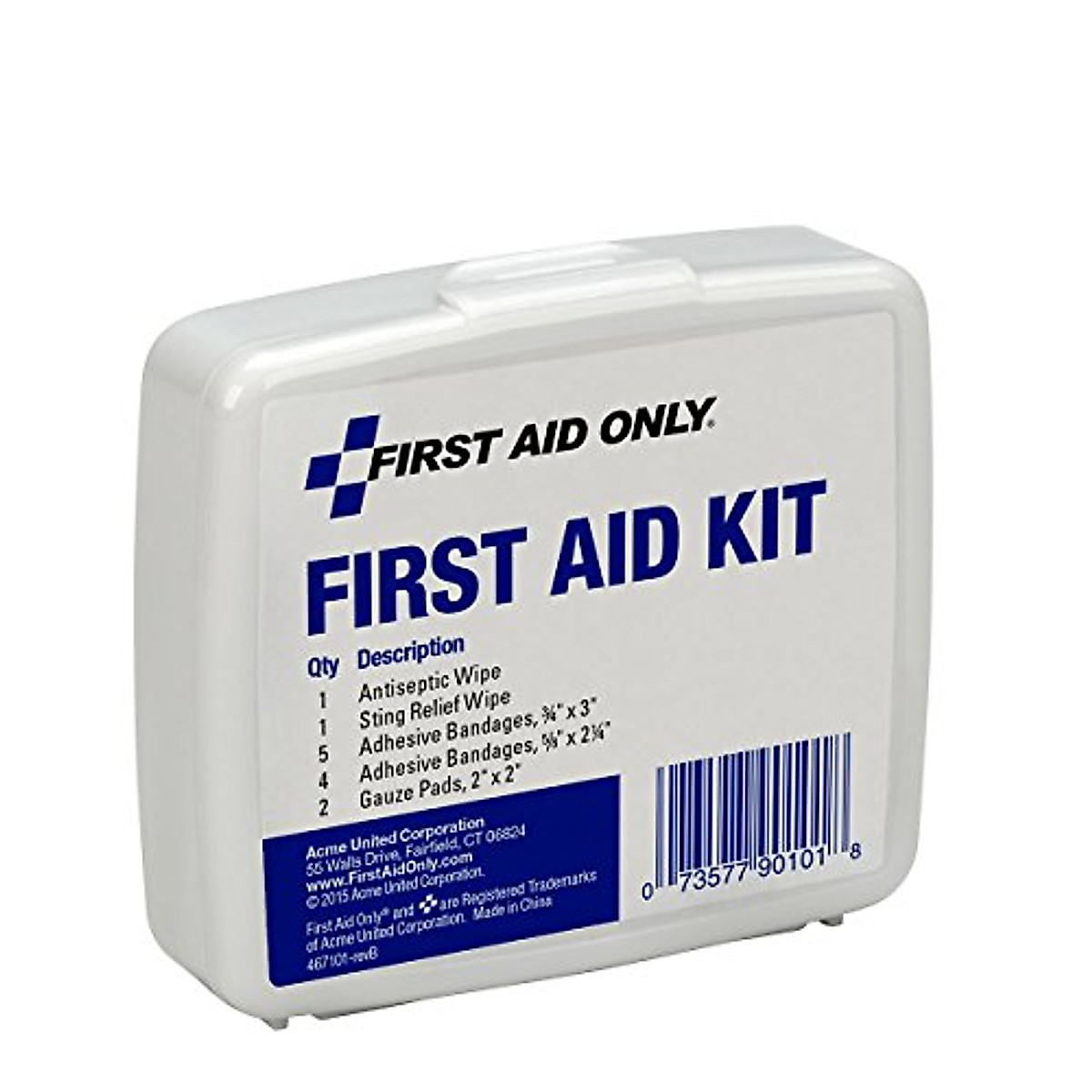 First Aid Only PhysiciansCare On-The-Go Emergency First Aid Kit for Home, Work, and Travel, 13 Pieces