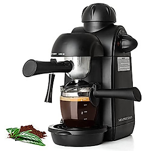 Mixpresso Espresso Maker, 3.5 Bar Espresso Machine With Milk Frother, 4 Cup Espresso/Cappuccino Maker, 800W Coffee Maker With Glass Carafe, Latte and Cappuccino Machine