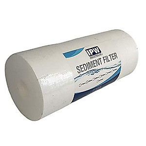 IPW Industries Inc. Whole House Sediment Water Filter - 20 Micron Sediment Filter - Full Flow Filter Compatible with Pelican and Other 10" x 4.5" Filtration Systems (6 Pack of Filters)