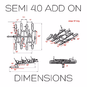 Swagman SEMI 4.0 Zero Frame Contact Bike Rack