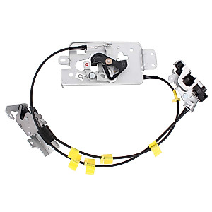 XtremeAmazing Left Rear Side Door Latch and Cable Compatible with Ford 6L3Z-18264A01-B