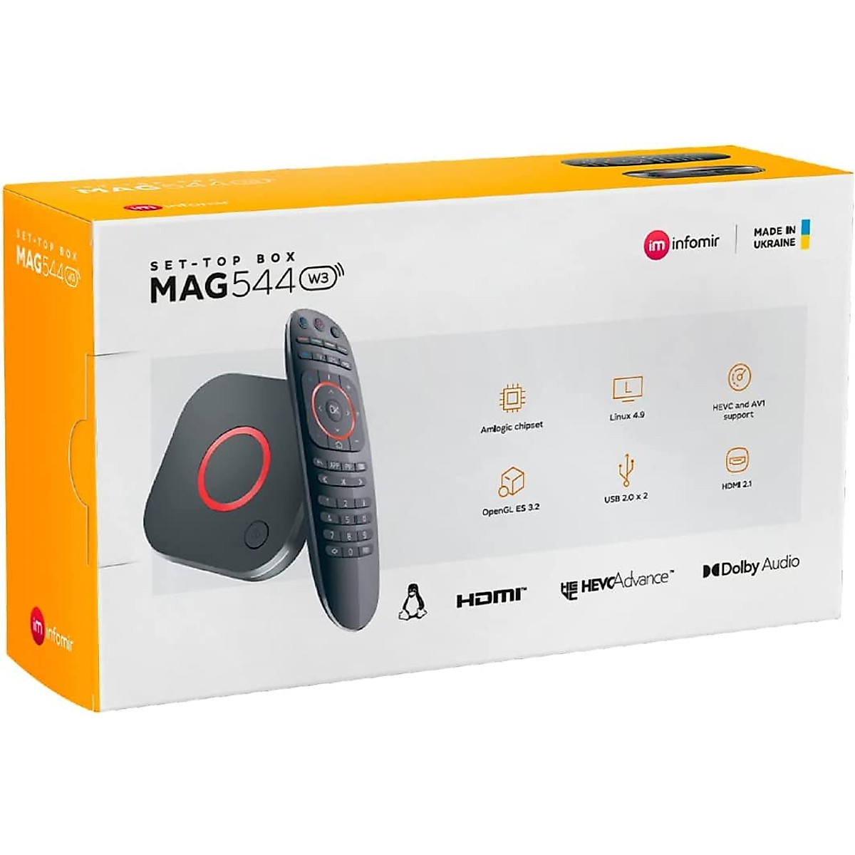 Meentek 2023 Genuine Mag 544W3 4K, Built-in Dual Band 2.4G/5G WiFi + Free Meentek Magnetic car Phone Holder - Mag544W3 Faster Than mag 540w3 and mag 524w3 for Support: https://t.me/theorangestore