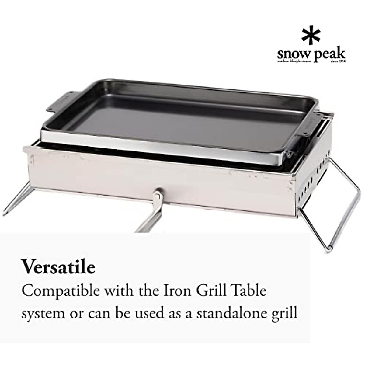 Snow Peak - Iron Grill Table BBQ Box - Large