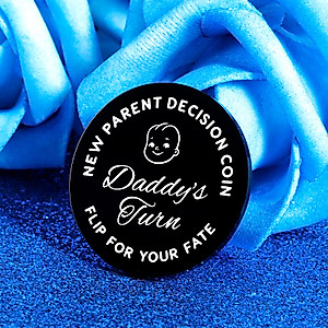 New Baby Gifts for New Parents Pregnancy Gifts for Women Men Double Sided Decision Coin for First Time Moms Dads Christmas Birthday Present Mummy to Be
