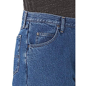 Wrangler Authentics Men's Fleece Lined Five Pocket Jean, Stonewash, 36W X 32L