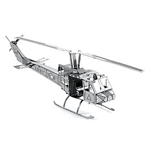 Metal Earth Huey UH-1 Helicopter 3D Metal Model Kit Fascinations