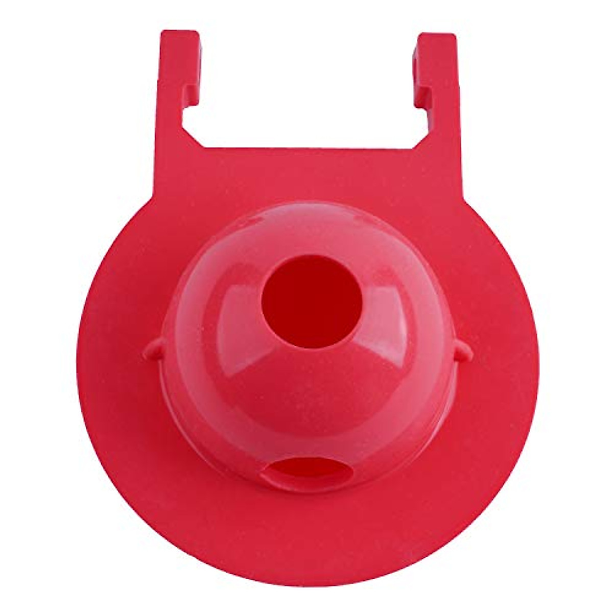 iFealClear Toilet Flappers Compatible with TOTO Flapper Model THU138S, Replaces 3-Inch Flappers Long Lasting Rubber Seal Water Saving- Including Stainless Steel Chain and Hook, Easy to Install, Red