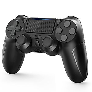 YCCTEAM Wireless Game Controller Compatible with PS 4 Slim with Enhanced Dual Vibration/Analog Sticks/6-Axis Motion Sensor, Compatible with PC/Windows 7/8/10/11