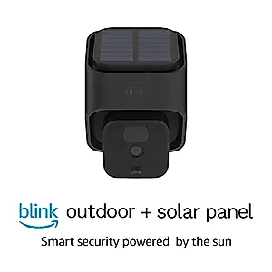 Blink Outdoor (3rd Gen) + Solar Panel Charging Mount – wireless, HD smart security camera, solar-powered, motion detection – Add-on camera (Sync Module required)