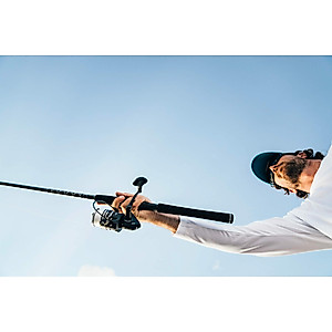 PENN Pursuit III Spinning Fishing Reel, Black/Silver, 2500