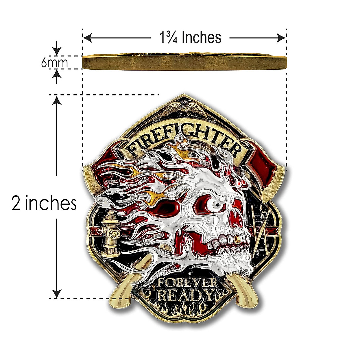 Thin Red Line Challenge Coin