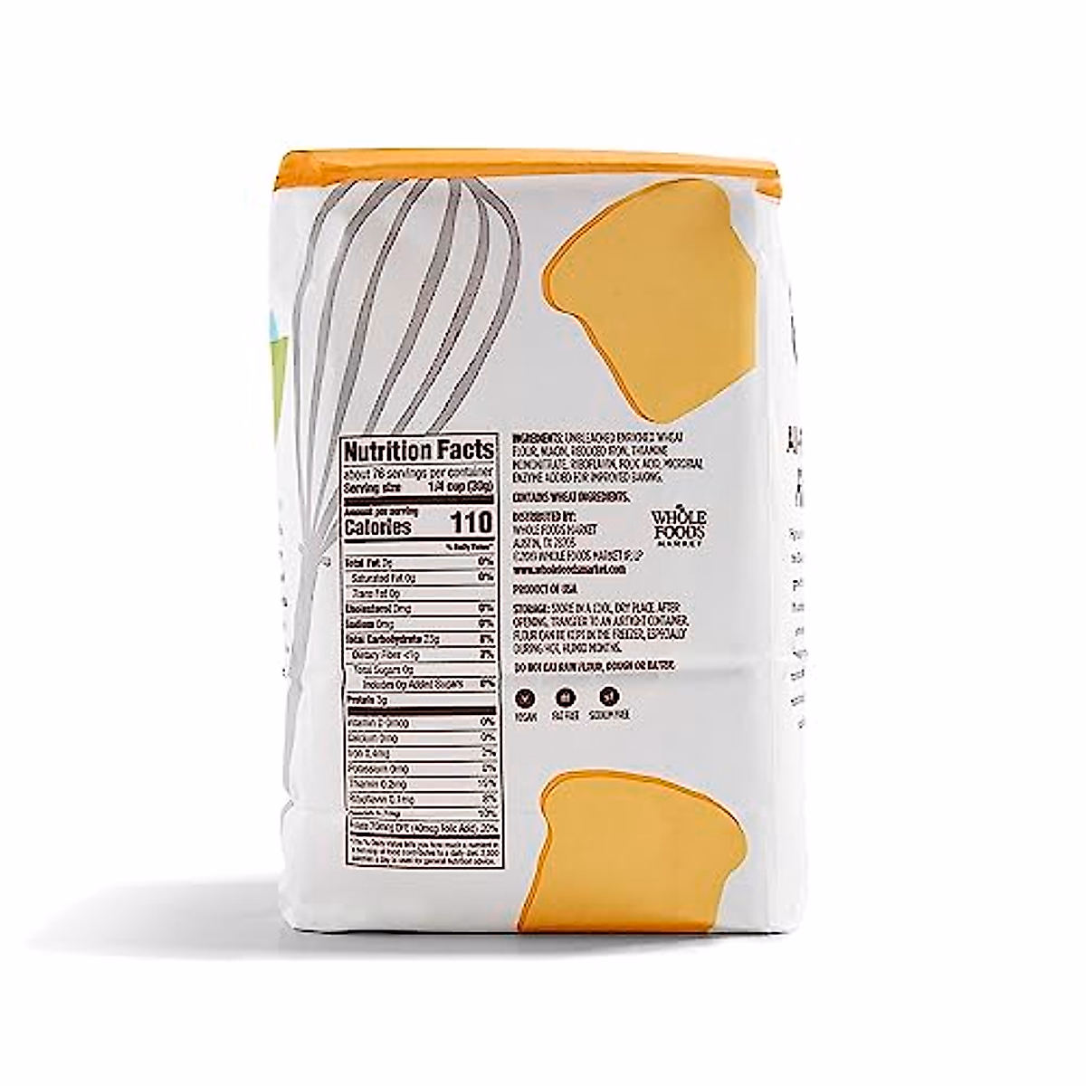 365 by Whole Foods Market, All Purpose Flour, 80 Ounce